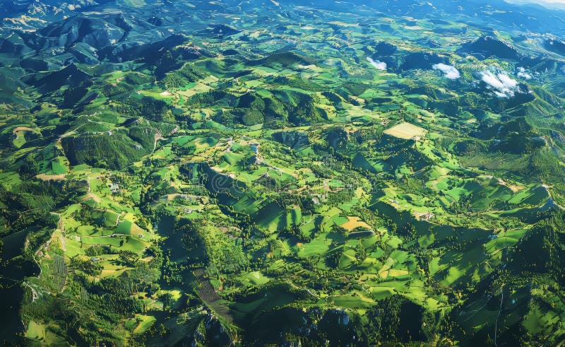 Aerial View South America's Rainforest Space Stock Photos - Free ...