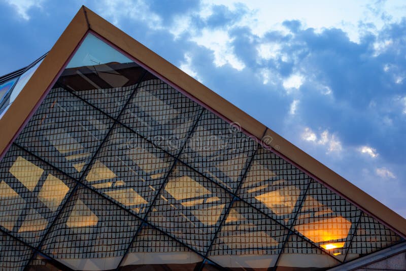 Reflections on Glass Windows and Downtown Dallas View from Reunion ...