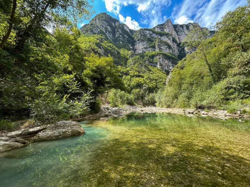 Summer View of a Natural Paradise in the Earth Stock Photo - Image of ...