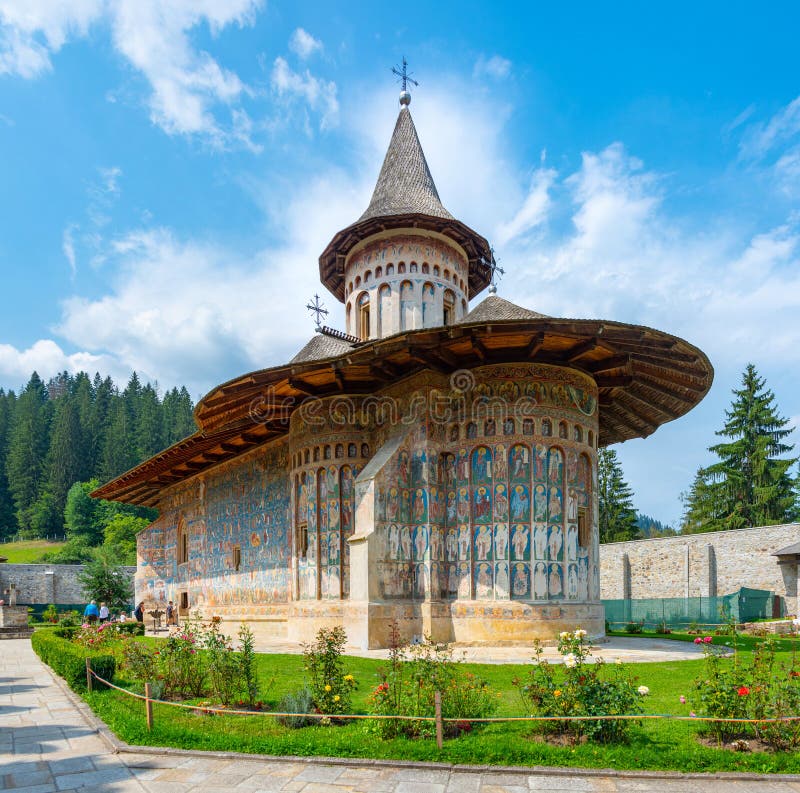 Summer at the Voronet Monastery in Romania Stock Photo - Image of romania, heritage: 314058922