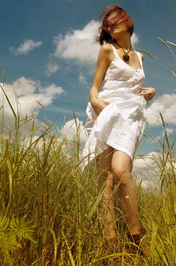 Summer walk stock image. Image of white, landscape, bright - 16245549