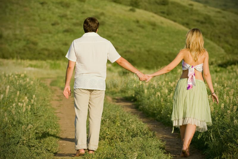 Summer walk stock image. Image of tenderness, beauty, young - 5754739