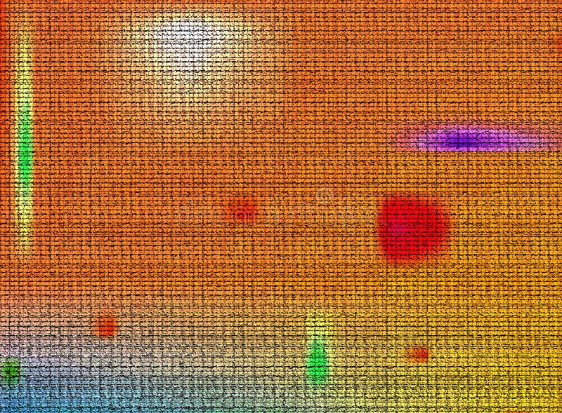 Summer Wallpaper with Spots. Abstract Burning Background. Stock ...