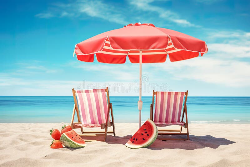 Summer Wanderlust: Exploring the World with a Travel Theme. Stock Illustration - Illustration of ...