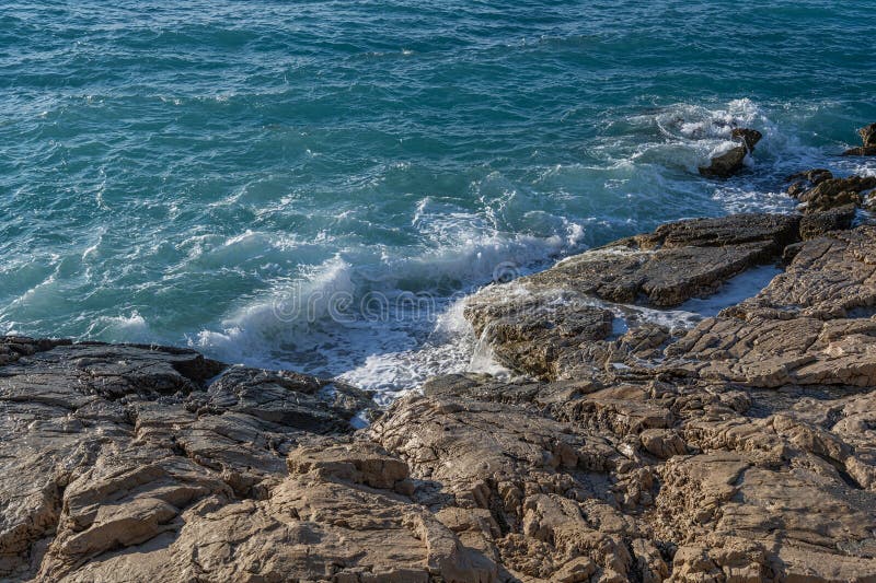Summer Warm Adriatic Sea and Blue Sky. Stock Photo - Image of holiday ...