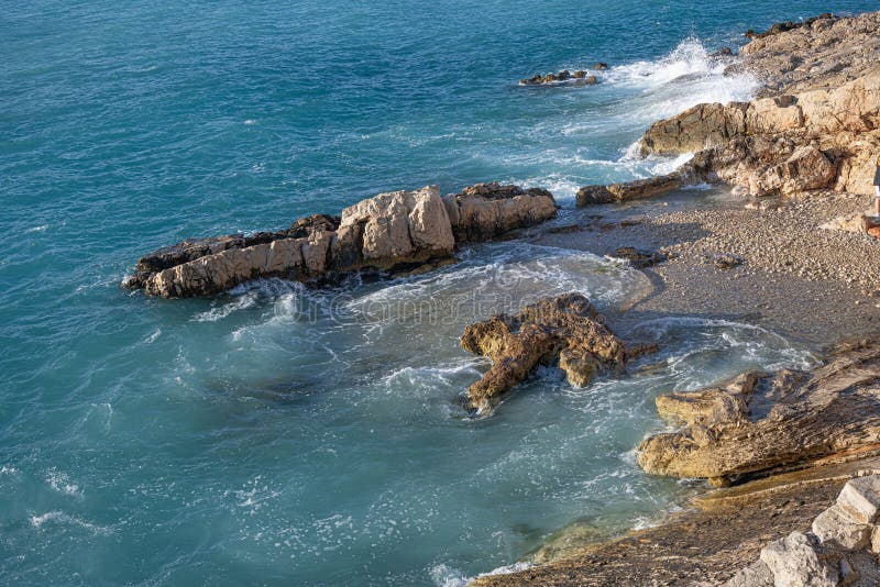 Summer Warm Adriatic Sea and Blue Sky. Stock Photo - Image of croatia ...