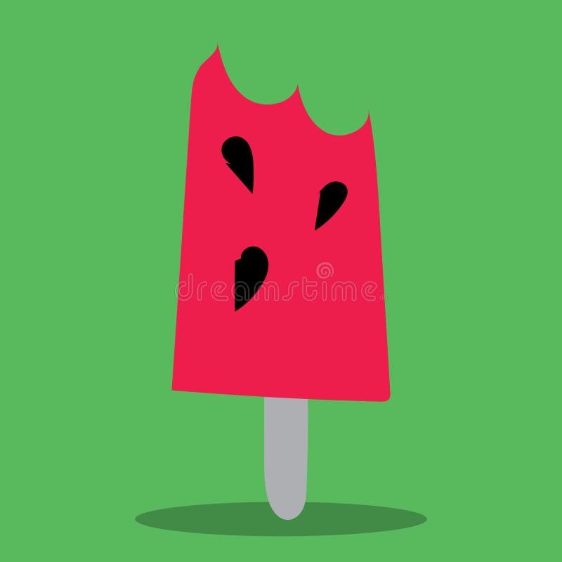 SUMMER WATERMELON POPSICLE EAT 07 Stock Vector - Illustration of summer ...