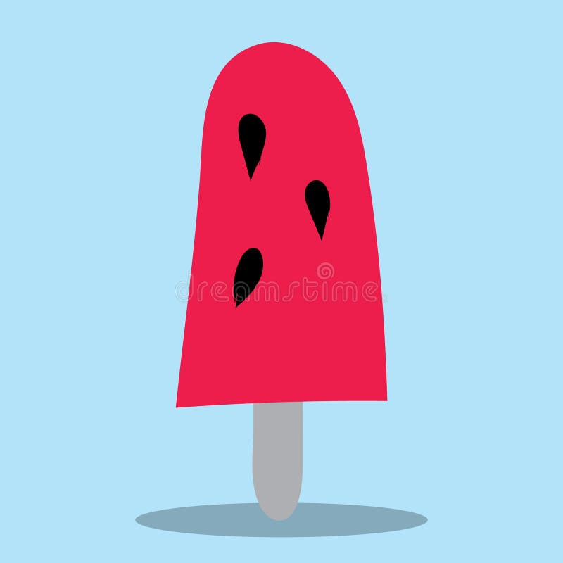 SUMMER WATERMELON POPSICLE 08 Stock Vector - Illustration of vector ...