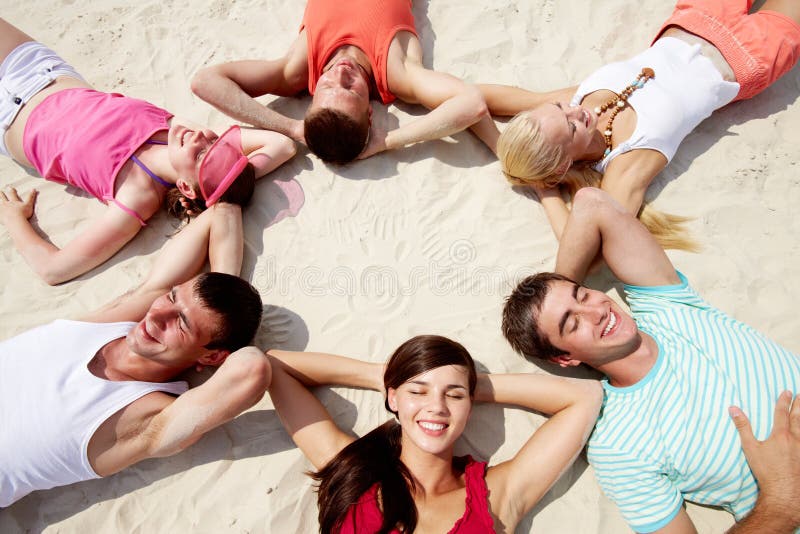 Summer weekend stock photo. Image of group, people, person - 26836610