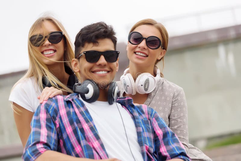 Summer Weekend with Friends Stock Photo - Image of facial, friend: 67589610