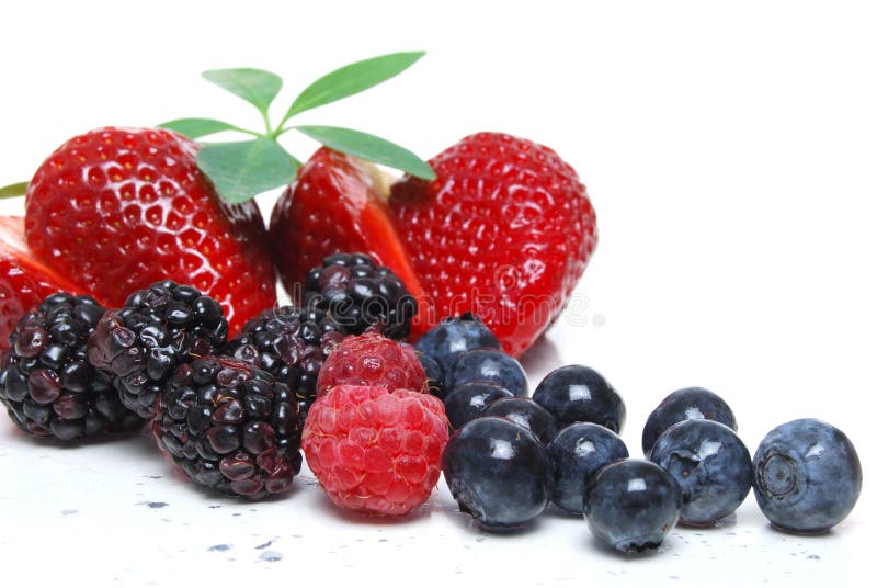 Mixed Berries stock photo. Image of blueberries, salad - 16005108