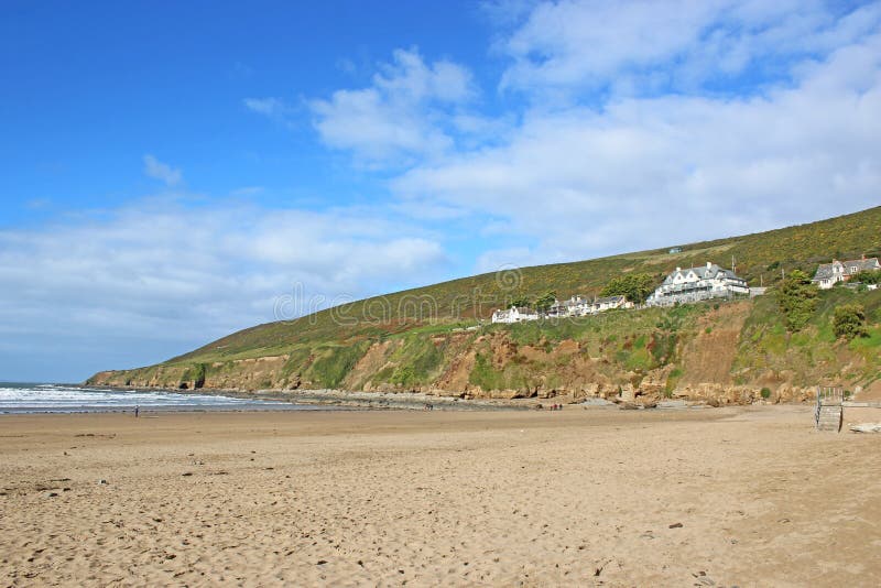 Saunton Sands Beach in Devon Stock Photo - Image of saunton, summers ...