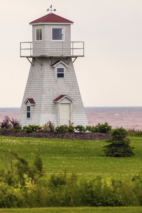 Summerside Outer Range Rear Lighthouse on Prince Edward Island Stock ...