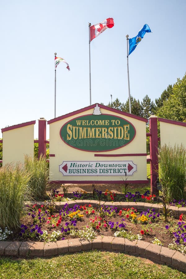 Summerside on Prince Edward Island in Canada Editorial Stock Image ...