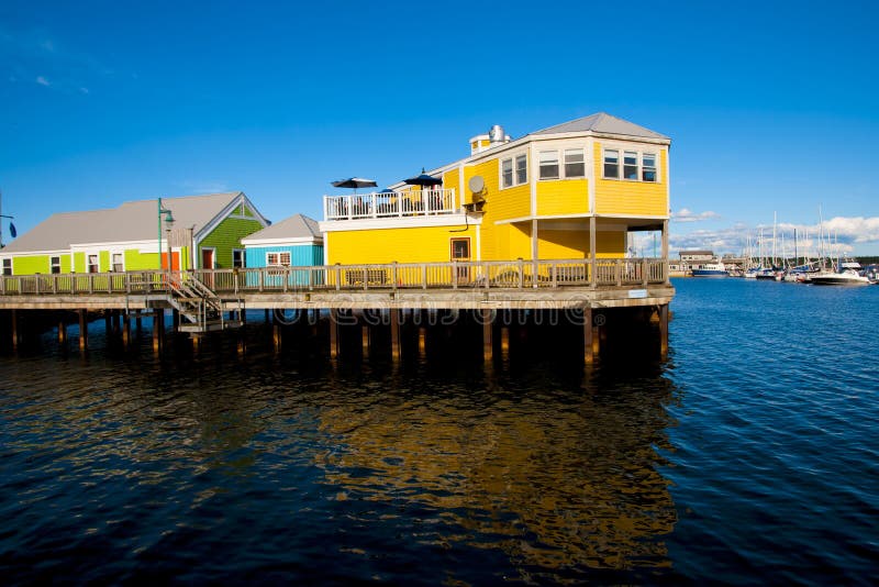 Summerside stock photo. Image of wooden, maritime, summer - 158390256