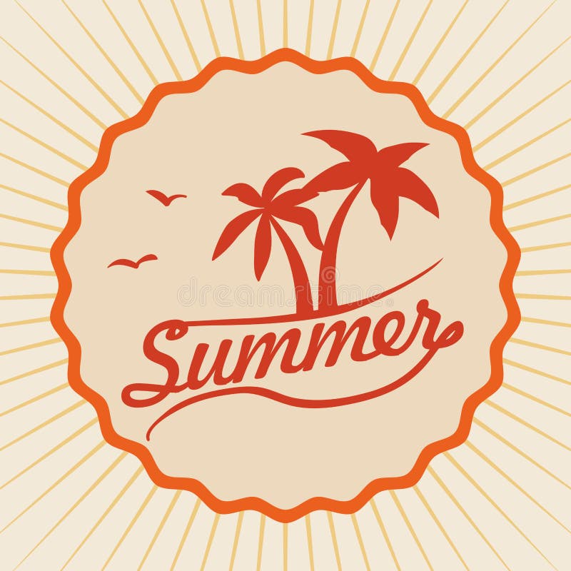 Summertime design stock vector. Illustration of sign - 58661229
