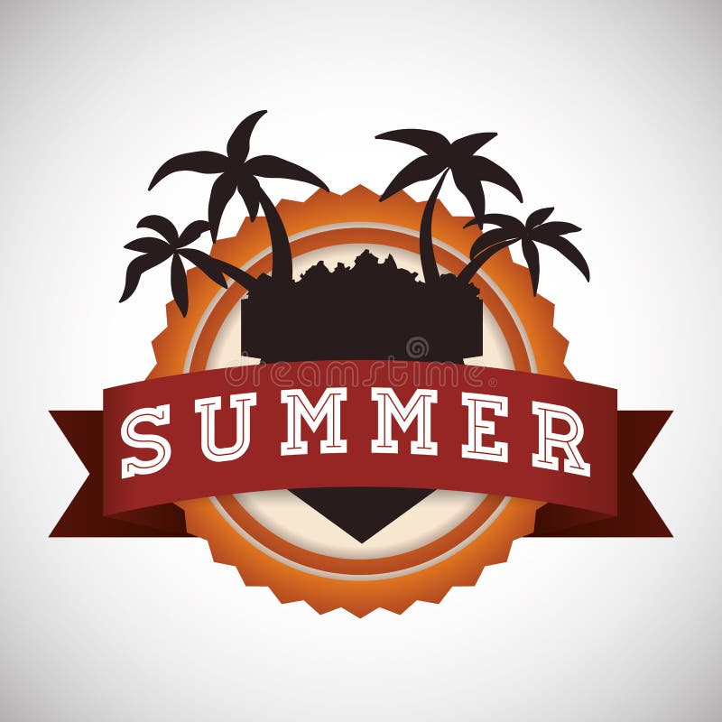 Summertime design stock vector. Illustration of nature - 58661312