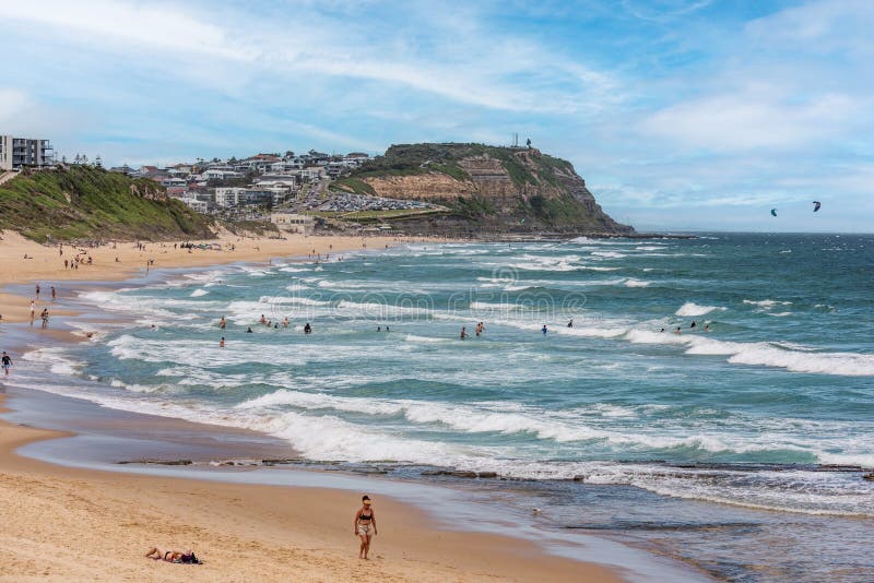 Summertime, Merewether Beach, Newcastle - Australia Editorial ...