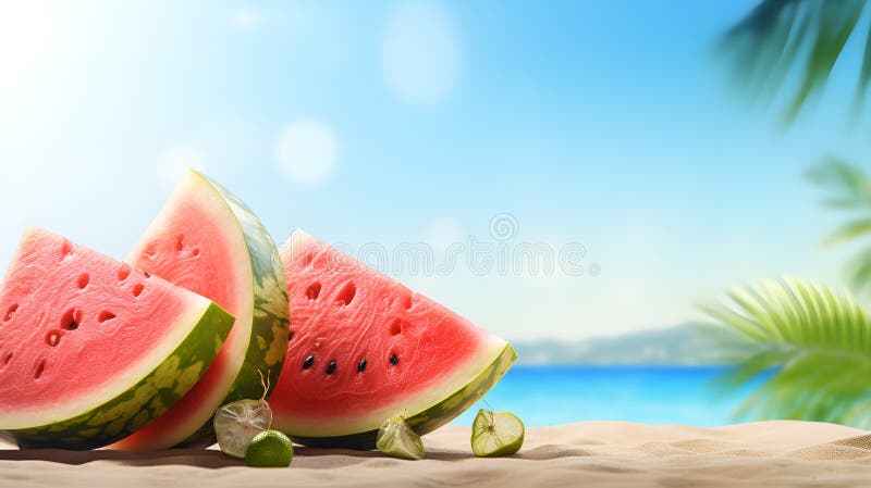 A Summery Backdrop for Vivid Presentations with Summer Fun Stock ...