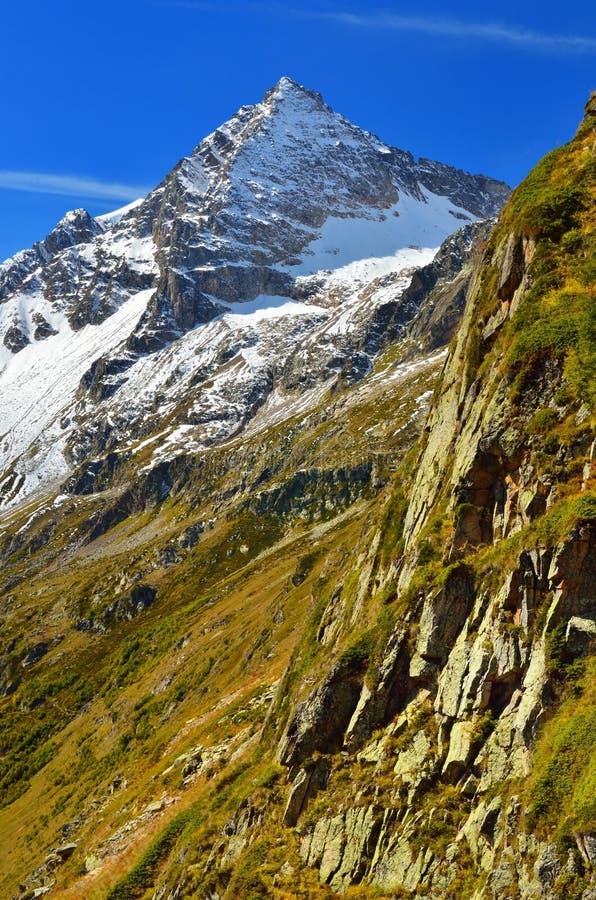 Summit stock photo. Image of landscape, rock, outdoor - 33745714