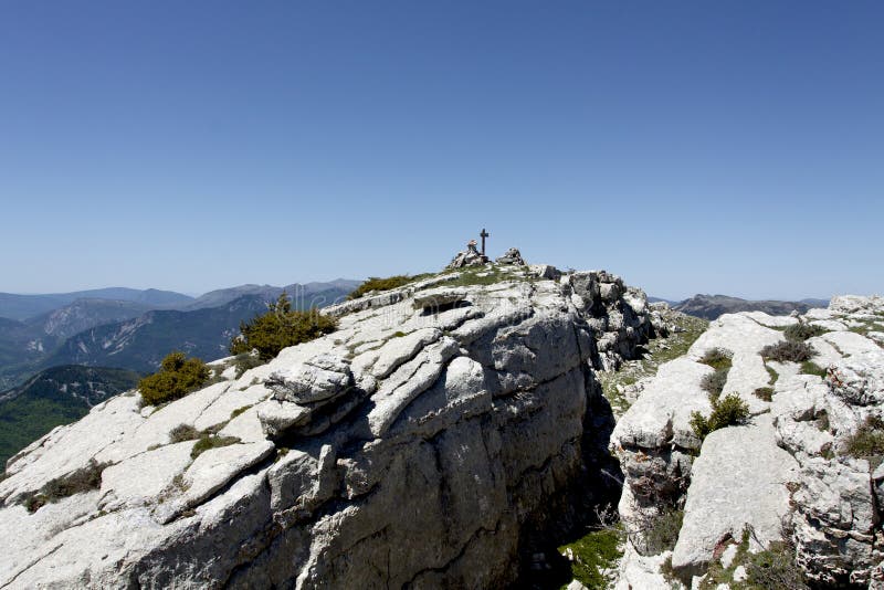 Summit of the Cremon, France Stock Photo - Image of ride, alps: 29008562