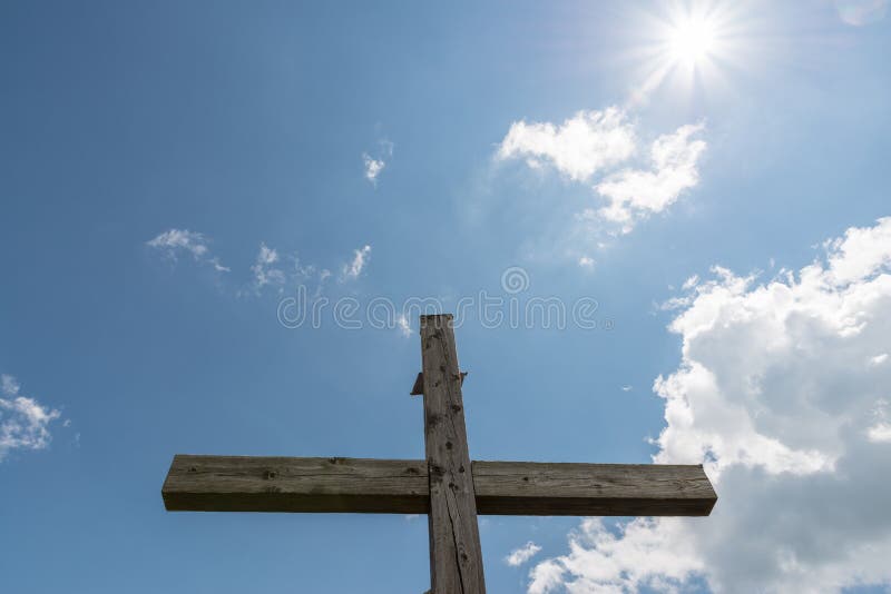 Summit Cross at Grosseck Speiereck, Austria Stock Image - Image of ...