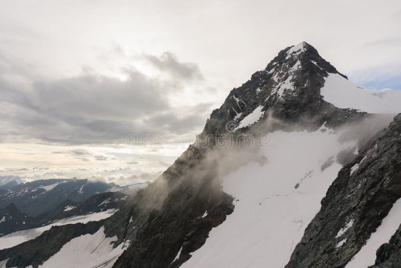 Summit of Grossglockner in Austria Stock Photo - Image of hiking, hohe ...