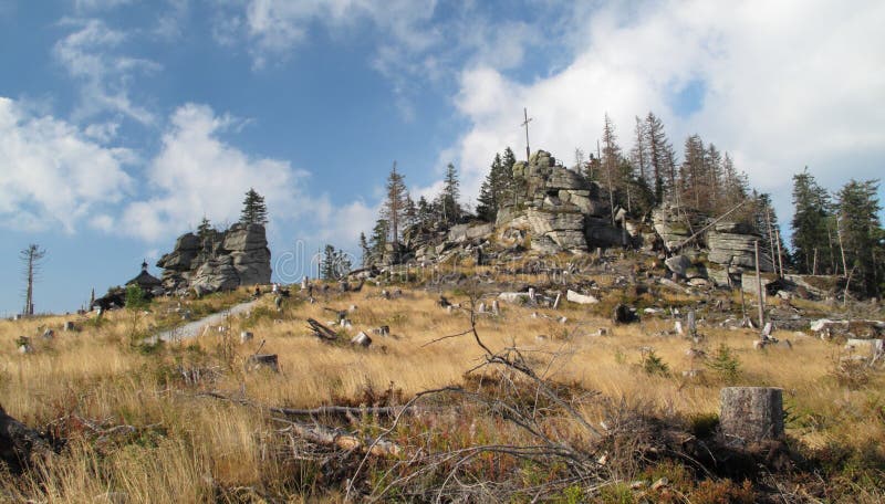 Summit of Hochstein stock photo. Image of border, summit - 11222898