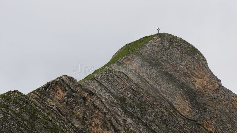 Summit of Mount Brienzer Rothorn. Stock Photo - Image of layered ...