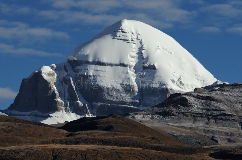 Summit Mount Kailash Tibet stock photo. Image of asia - 37500450
