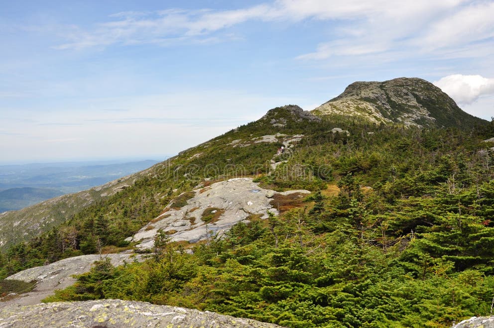 Summit of Mount Mansfield, the Highest in Vermont Stock Image - Image ...