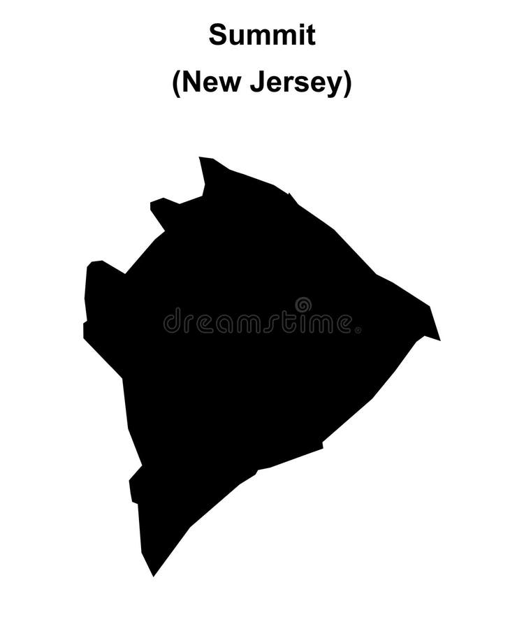 Summit outline map stock vector. Illustration of contour - 357487706