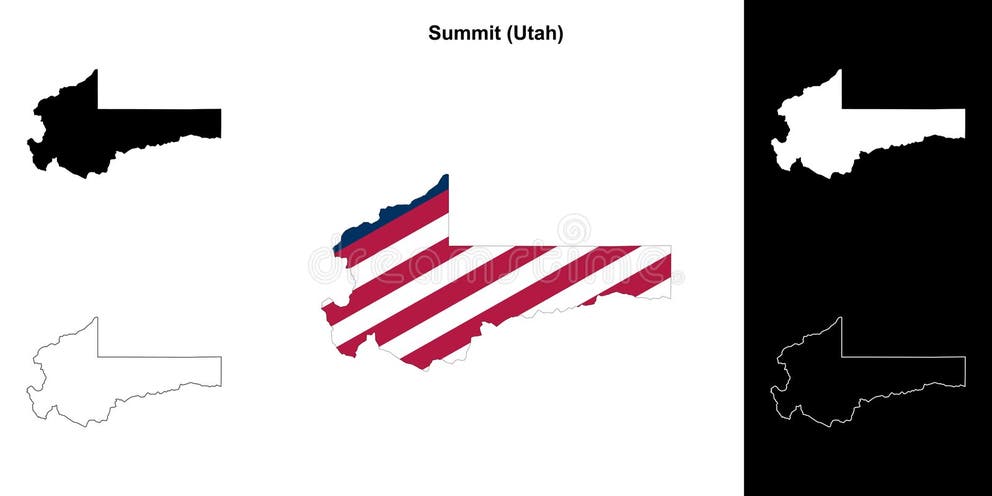 Summit Outline Map Stock Illustrations – 229 Summit Outline Map Stock ...