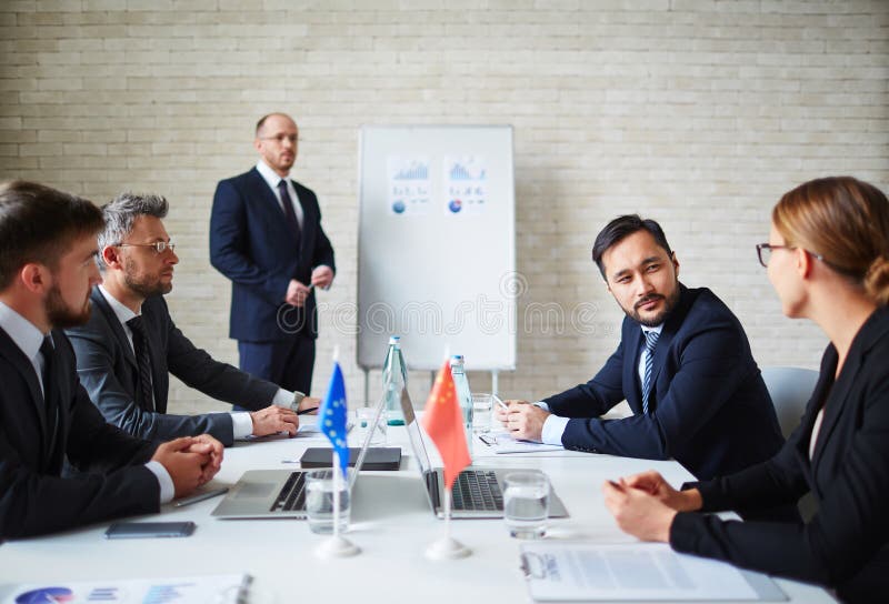 Summit of Political Leaders Stock Photo - Image of election, listening ...