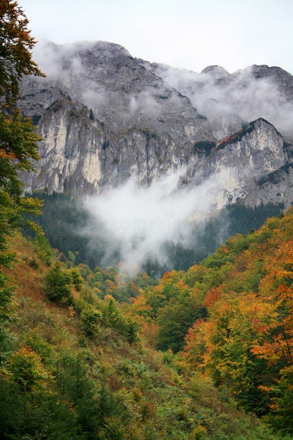Summit Rising Above the Fog Stock Image - Image of impressive, climb ...