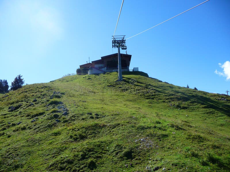Summit station stock photo. Image of blue, hiking, pillersee - 253105236