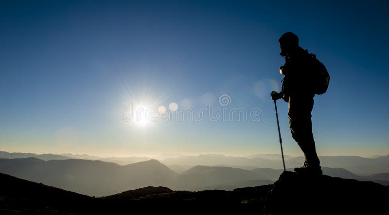 Summit success silhouette stock photo. Image of excited - 63149086