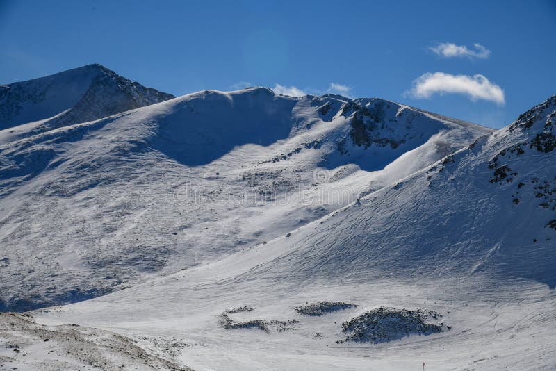 Summit View from Peak 8 at Breckenridge Ski Resort Stock Image - Image ...