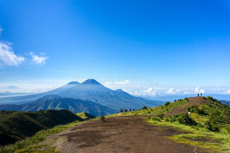 Summit View from Prau Mount Stock Photo - Image of nature, savana: 68468406