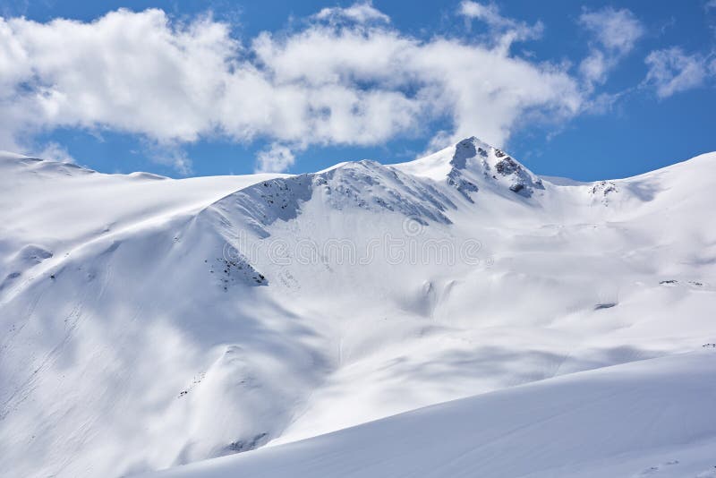 Summit View of the Southern Slope Stock Image - Image of panoramic ...
