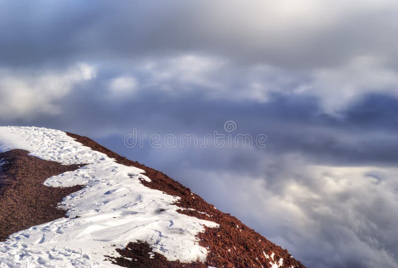 Summit of the Volcano. Etna Stock Photo - Image of black, etnea: 29993588