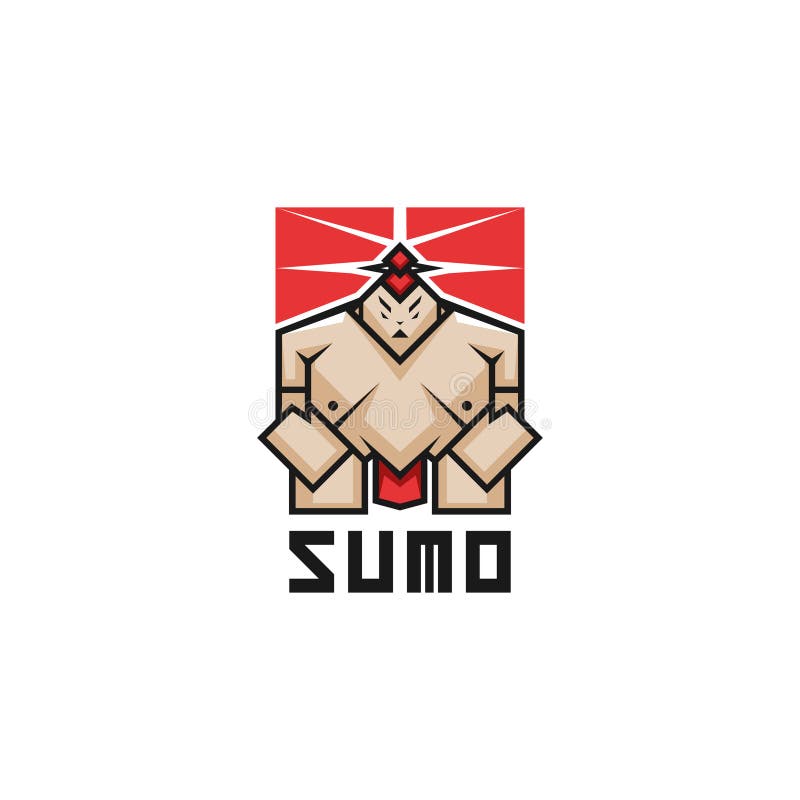 Sumo logo stock vector. Illustration of halftone, drawn - 294549222