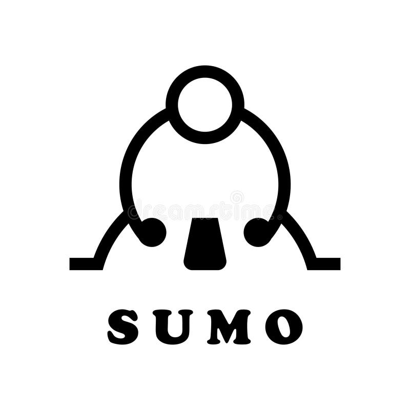 Sumo Logo Vector stock illustration. Illustration of figure - 280666992