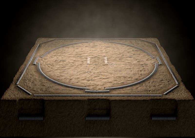 Sumo Ring Empty stock image. Image of empty, concept - 75676841