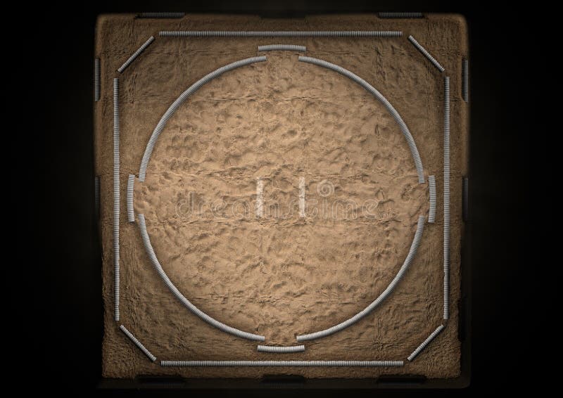 Sumo Ring Empty stock photo. Image of asia, game, rikishi - 75676860