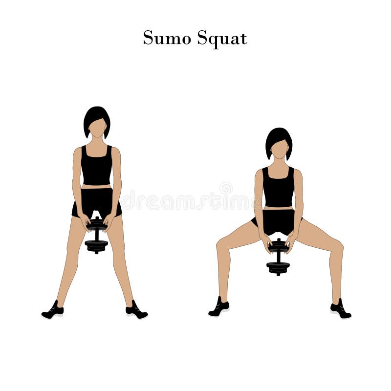 Sumo Squat Exercise Stock Illustrations 43 Sumo Squat Exercise Stock Illustrations Vectors