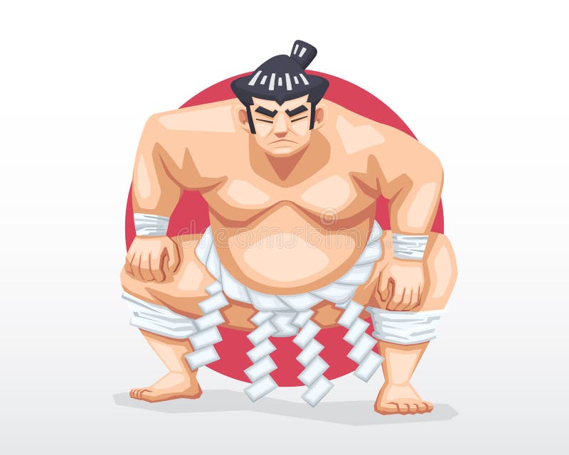 Sumo Wrestlers Stock Illustrations – 82 Sumo Wrestlers Stock ...