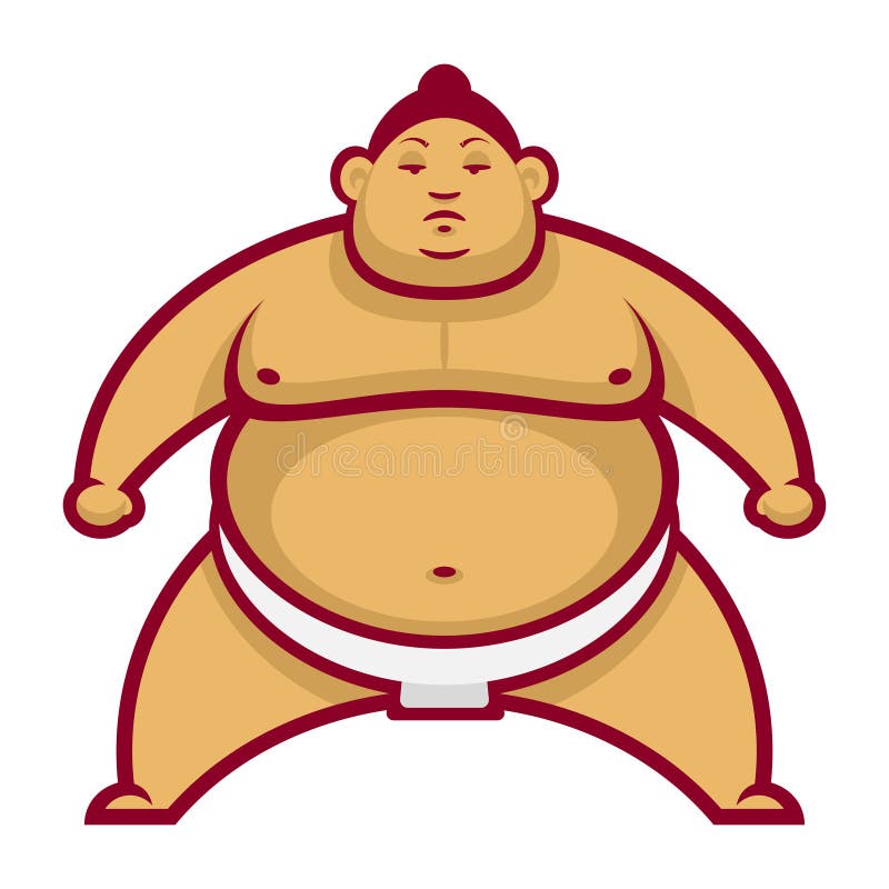 Sumo Wrestler stock vector. Illustration of power, wrestler - 9530428