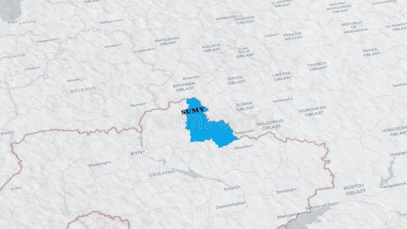 Sumy Map.Map Overview of Sumy Region in Ukraine â€ Journey through the ...