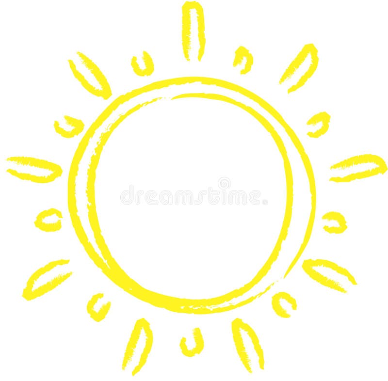 Sun and cloud stock illustration. Illustration of heat - 4286579